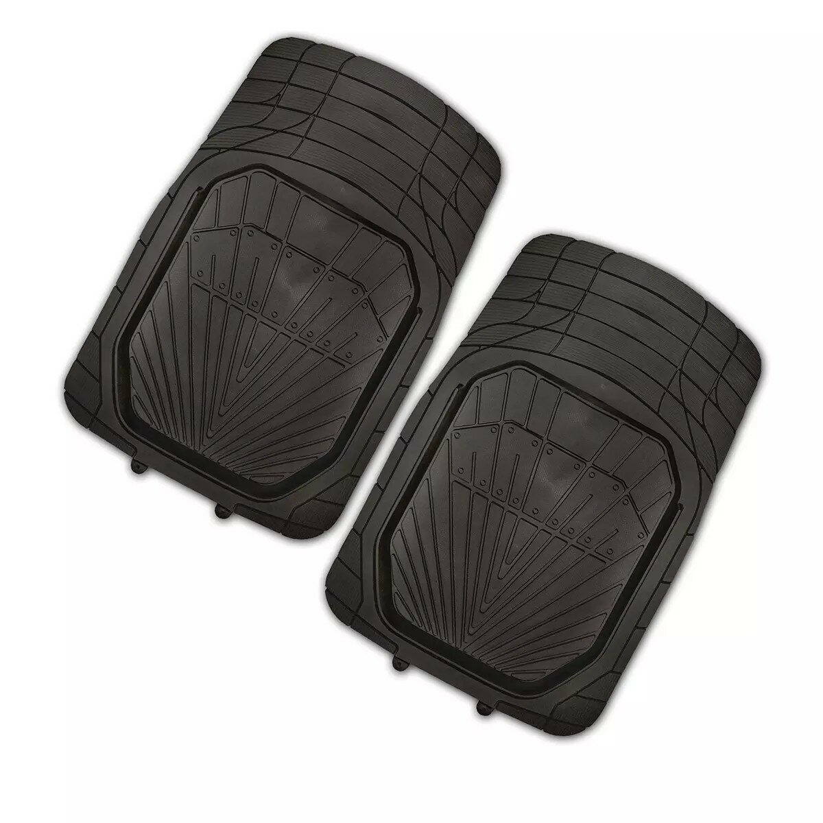 Коврик салона автомобиля полиуретановый черный 2 пр. SKYWAY Rain-3 S01701022