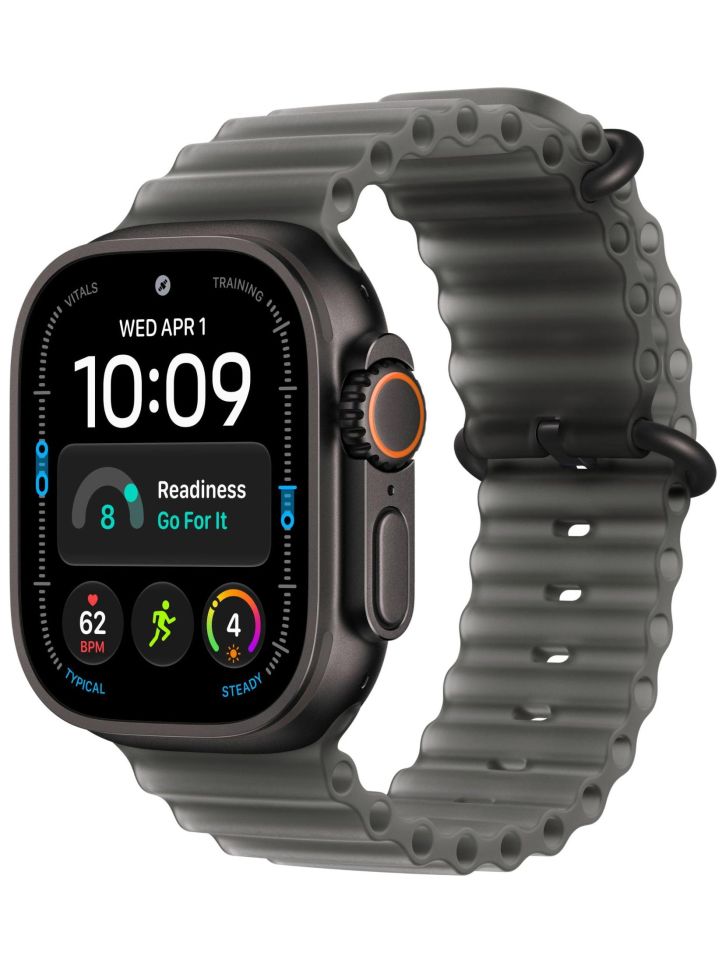 Умные часы Apple Watch Ultra 4 GPS+Cellular, 49 мм, Black Titanium TransluBlack Ocean Band