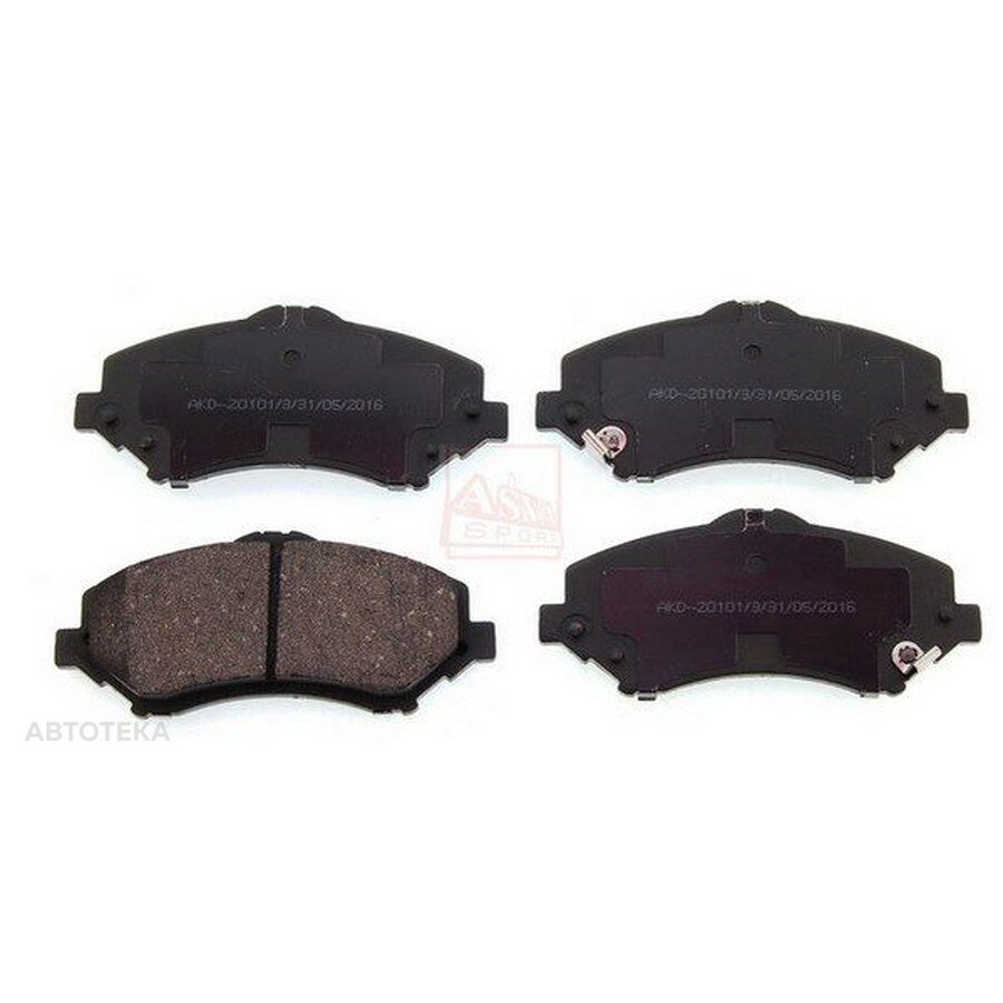 Колодки тормозные CHRYSLER/JEEP VOYAGER/CHEROKEE 07- передн. ASVA AKD20101