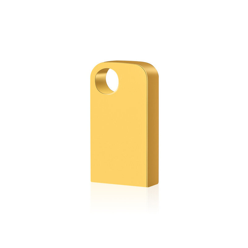 Металлический флеш-накопитель USB 3.2 Mini для автомобильной аудиосистемы, 16GB золотой компактный накопитель