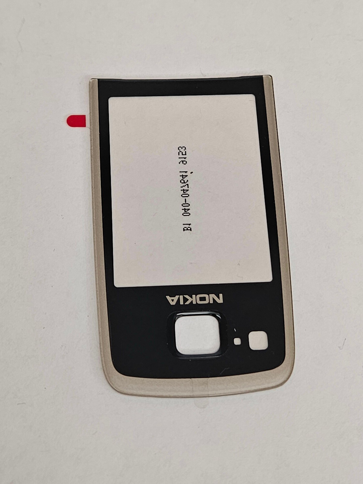 Защитное стекло дисплея для Nokia 6600 fold (цвет - blue) orig, p/n: 0254672