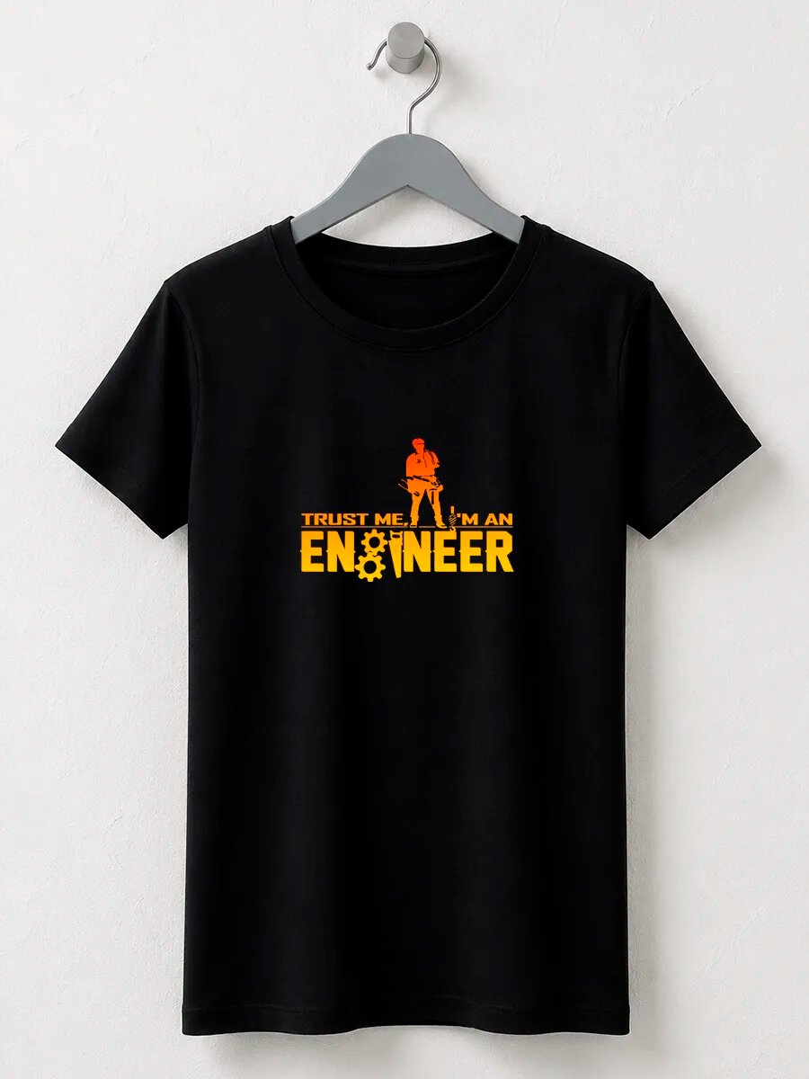 Футболка с надписью инженер engineer