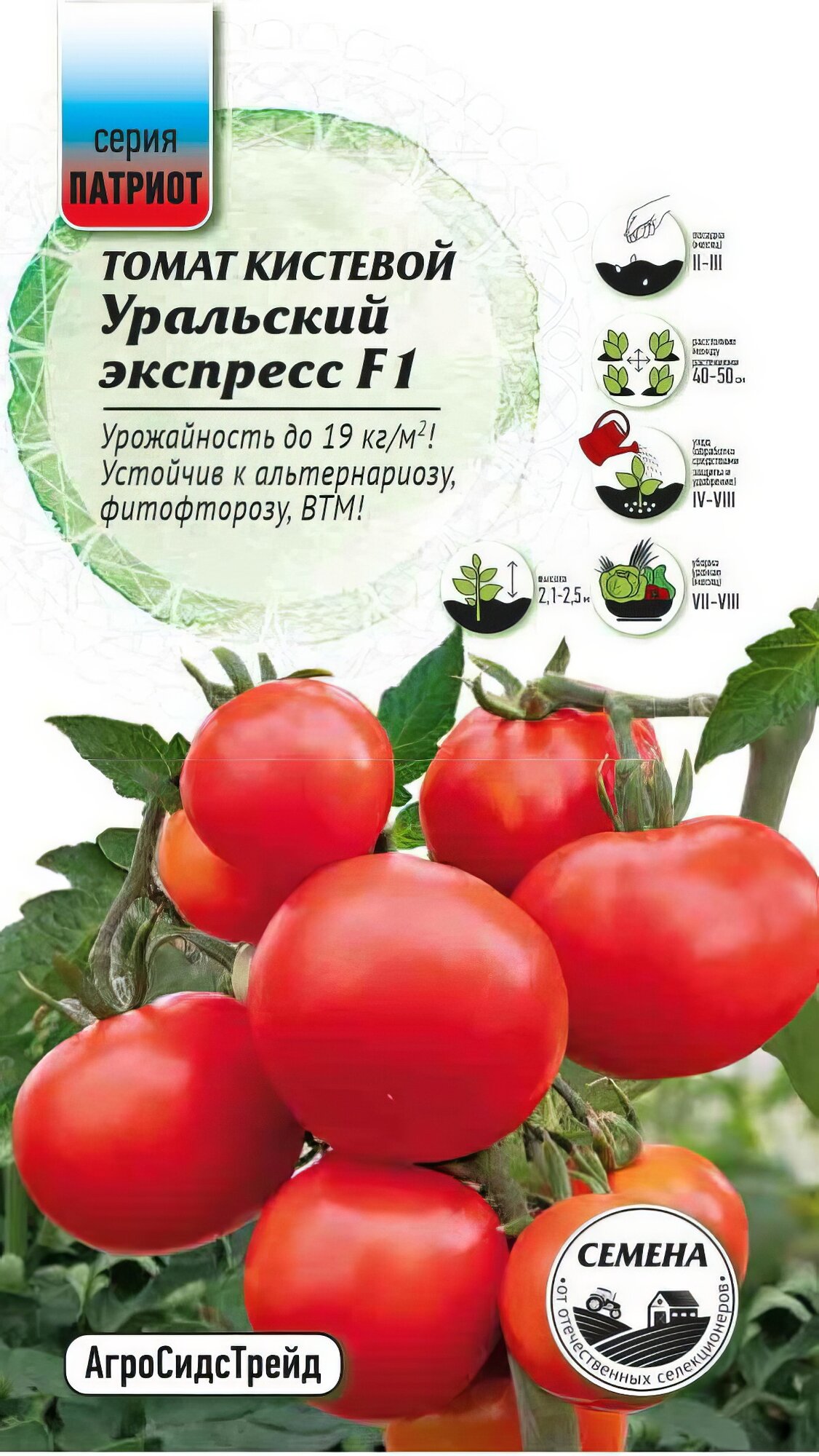Семена овощей Патриот томат Уральский экспресс 10 шт.
