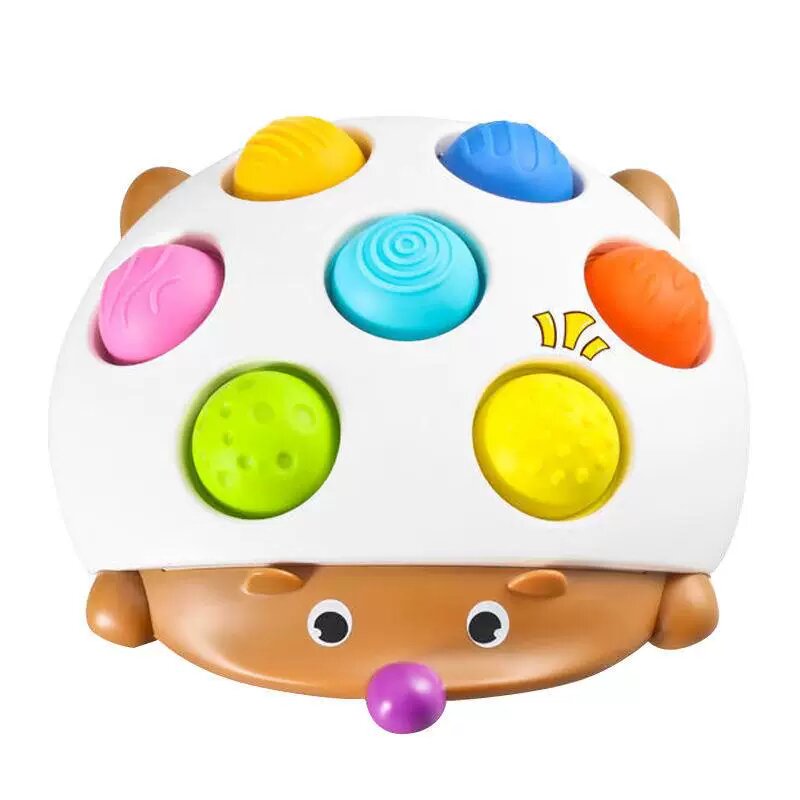 Игрушка-ежик: Обучающая сенсорная активность для развития мелкой моторики у детей