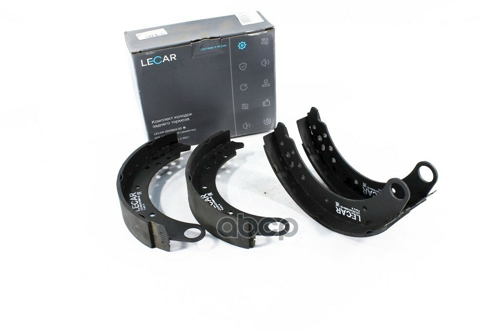 Колодки тормозные УАЗ 3151 задние LECAR LECAR031060402 LECAR арт. LECAR031060402