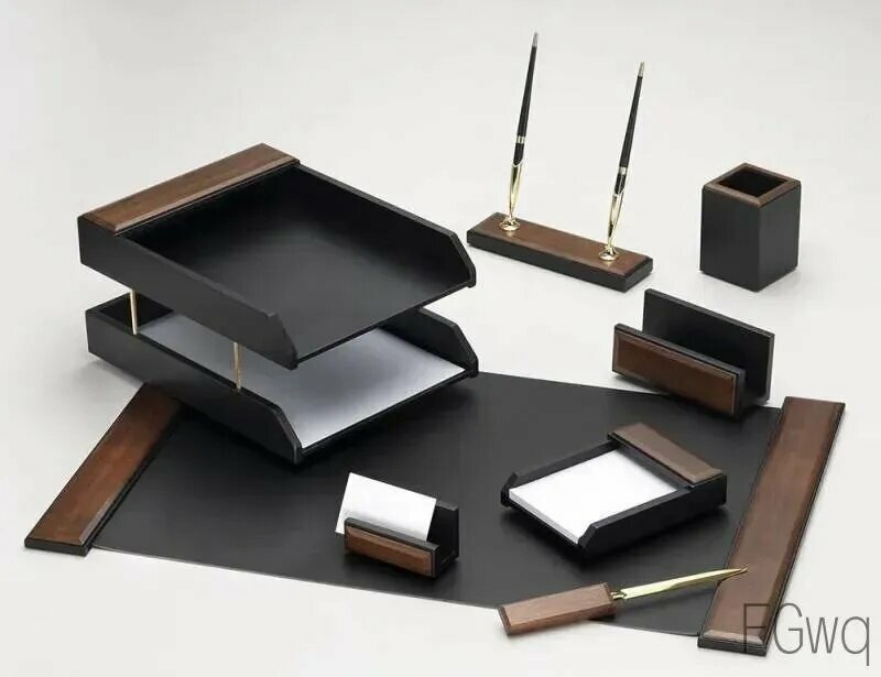 Настольный набор Good Sunrise T8G-1A (8 предметов) орех МДФ коричневый