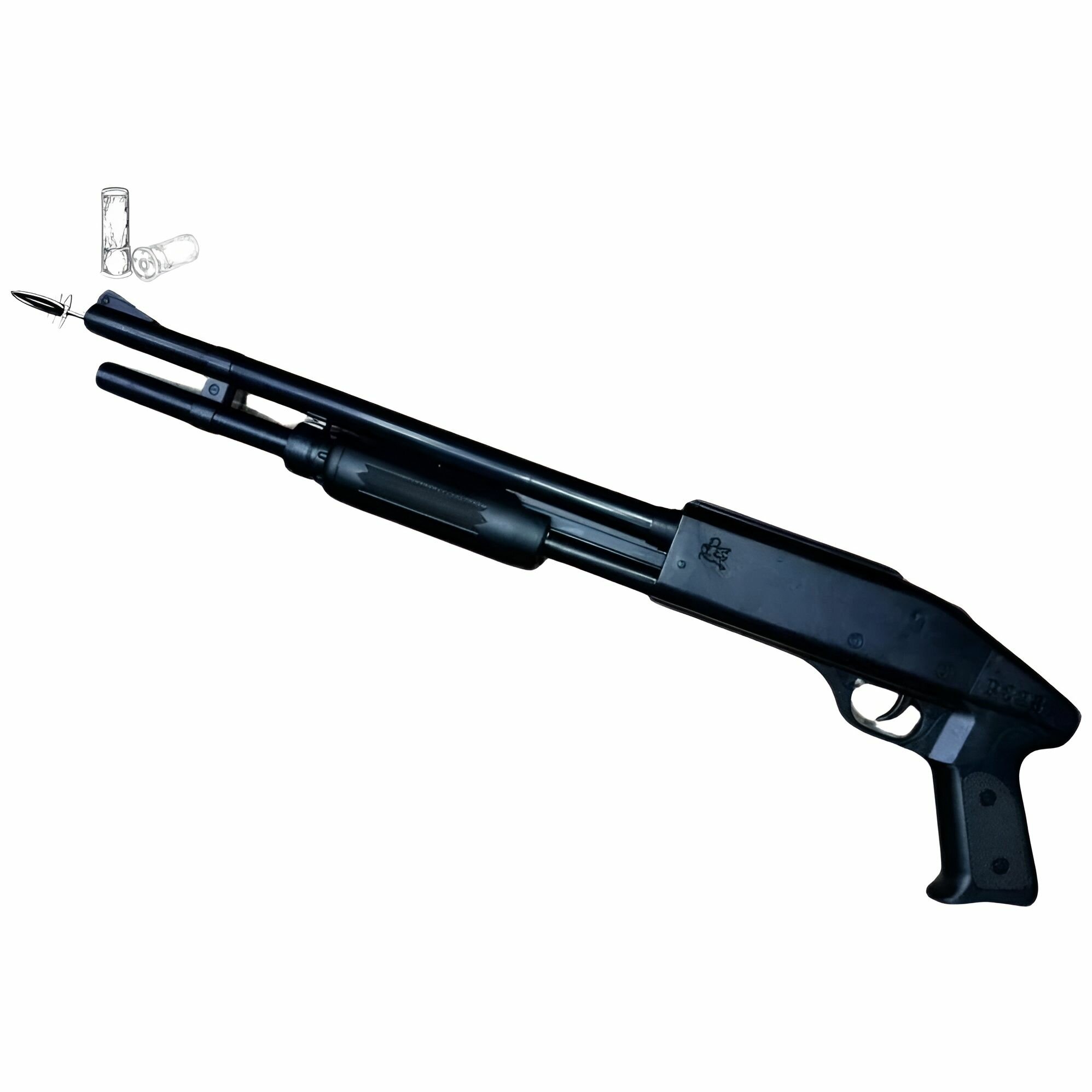 Игрушечный дробовик Ремингтон пластиковыми пульками 6 мм