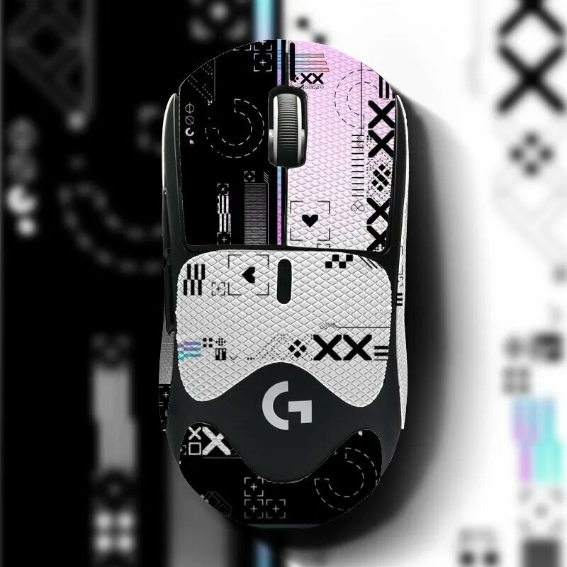 Грипсы для Logitech G Pro X Superlight и G Pro Wireless, GPW2 / Противоскользящие накладки и наклейки для игровой мыши(тематическая версия 2)