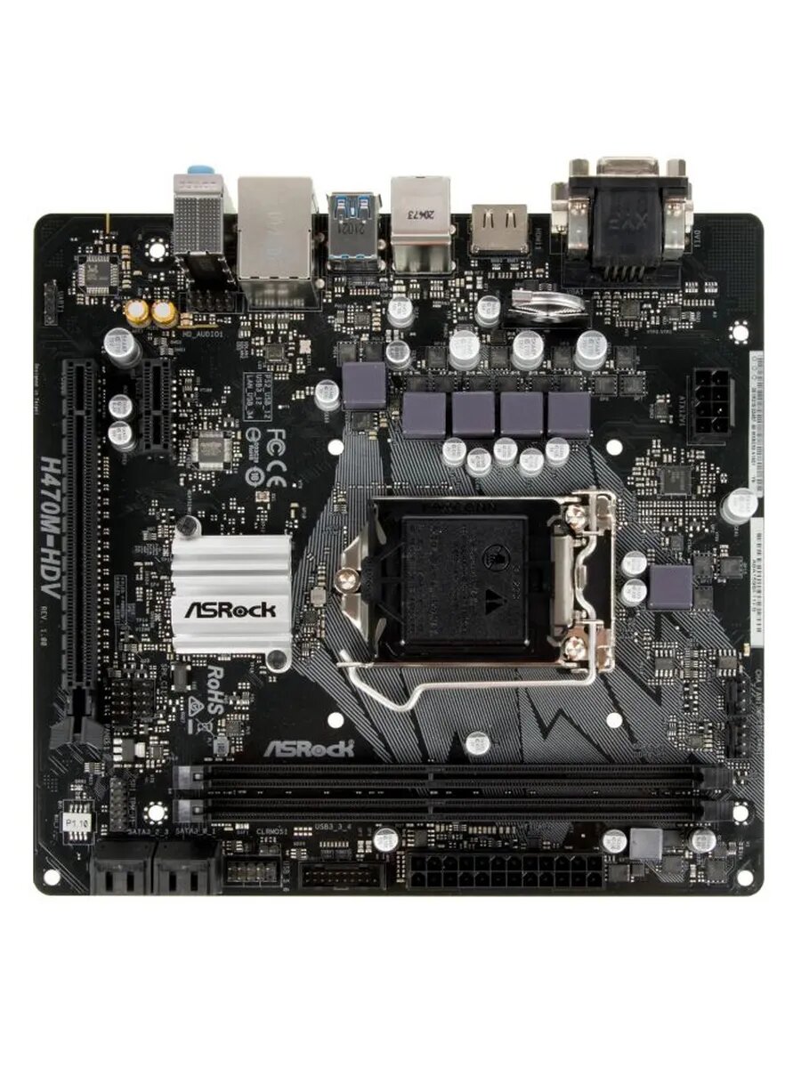 Материнская плата H470M-HDV - LGA 1200, DDR4