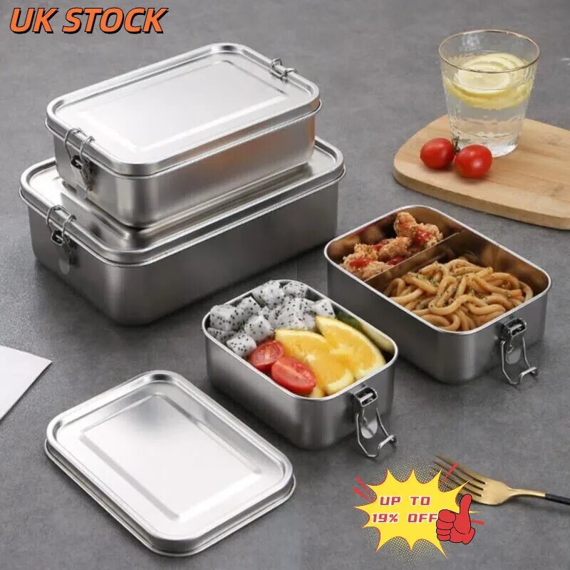 Металлический ланч-бокс из нержавеющей стали 304 partition, 850ml