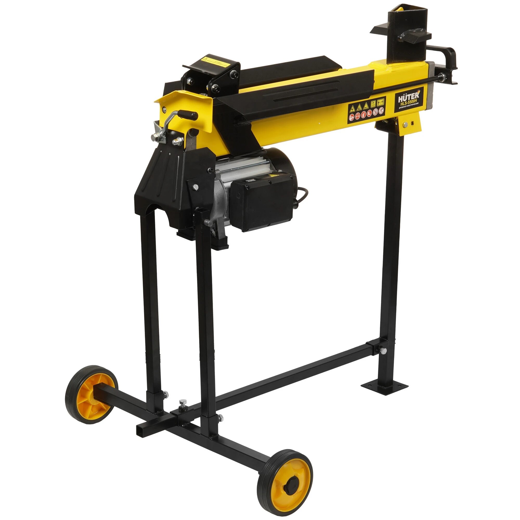 Дровокол электрический HUTER HLS-5500H 70/14/2, желтый/черный, 3300Вт