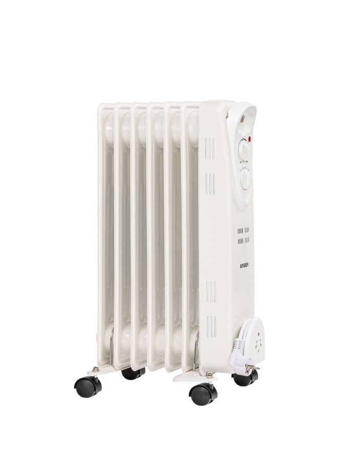 Радиатор масляный AYGER AOR-1500-7, 1500 Вт, 7 секций, 3 режима