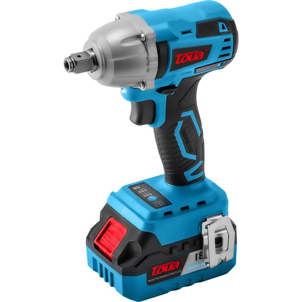 Импульсный аккумуляторный гайковерт TOUA DBLW180 18 В 1 АКБ + ЗУ DBLW180-1, темное время суток