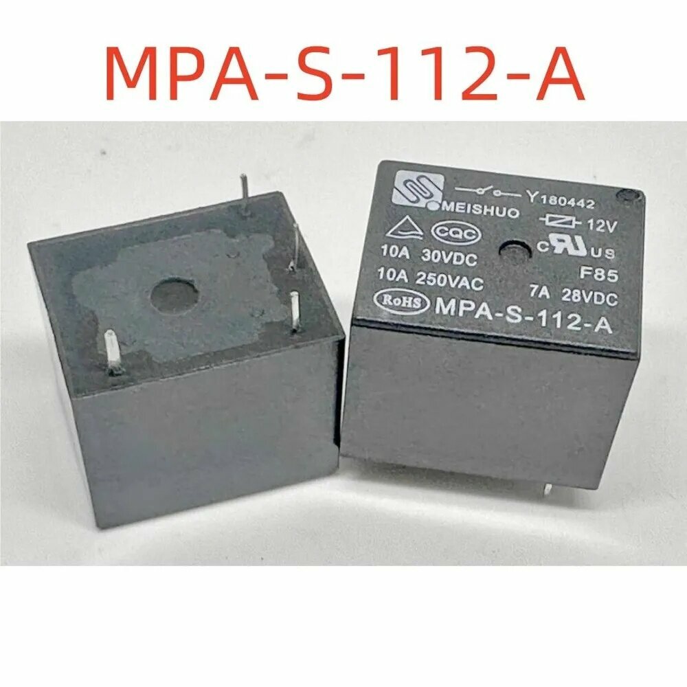 5 шт. Реле MPA-S-112-A 10A/12V 4-контактное силовое реле