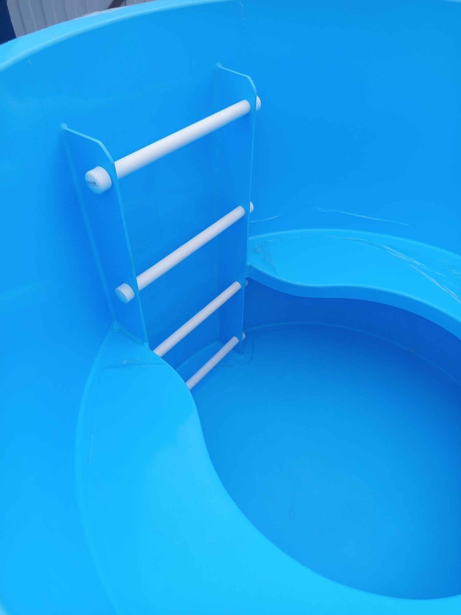 Купель Бочка 150 с Лавочкой и Лестницей