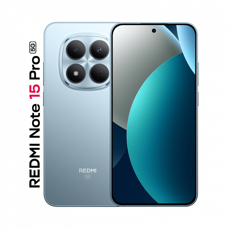 Смартфон Xiaomi REDMI Note 15 Pro 5G 8/256Gb Glacier Blue | Global