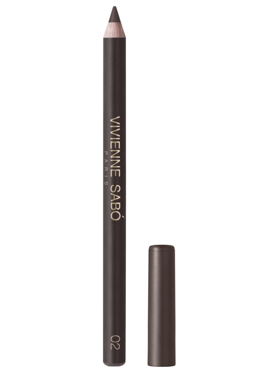 Карандаш для глаз стойкий Vivienne Sabo Merci, тон 02 коричневый матовый