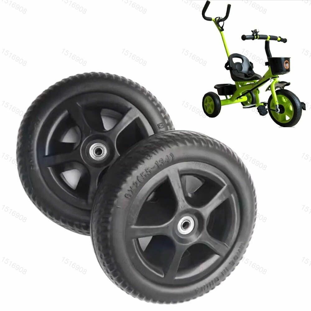 Колесо 9x2 (55-134) 2 шт, для Детский трехколесный велосипед