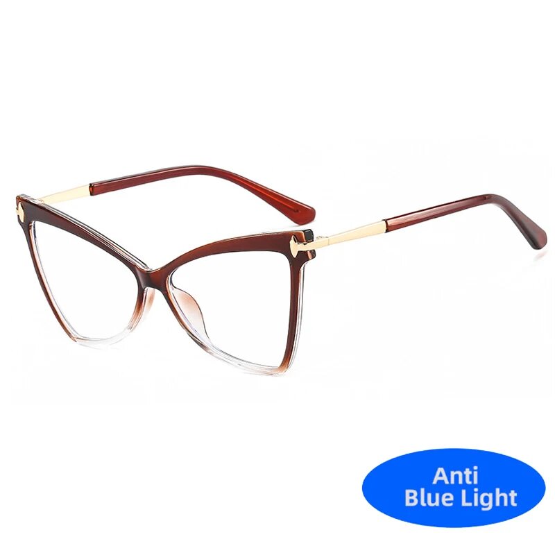 Красные очки DOHOHDO Cat Eye TR90