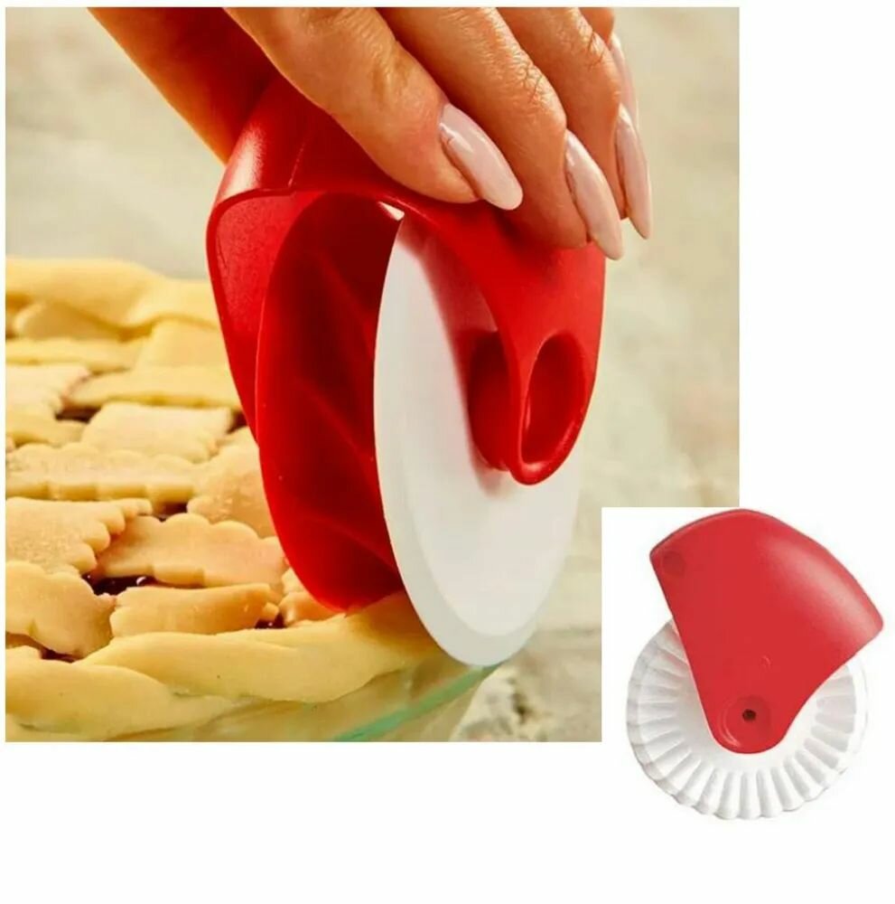 Ролик для теста посуда, 9.5 см х 2.3 см, 1 предм.