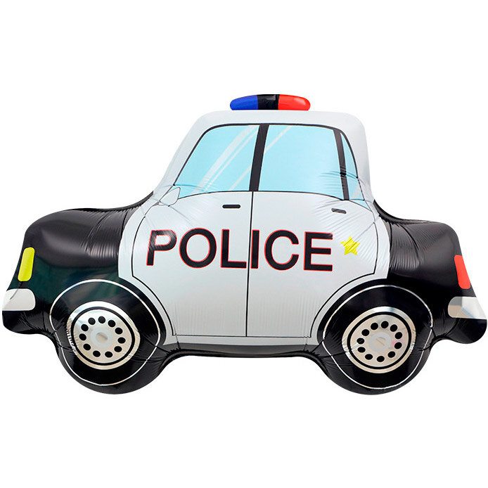 Воздушный шар из фольги. Фигура, Полицейская машина (31'/79 см, CHN)
