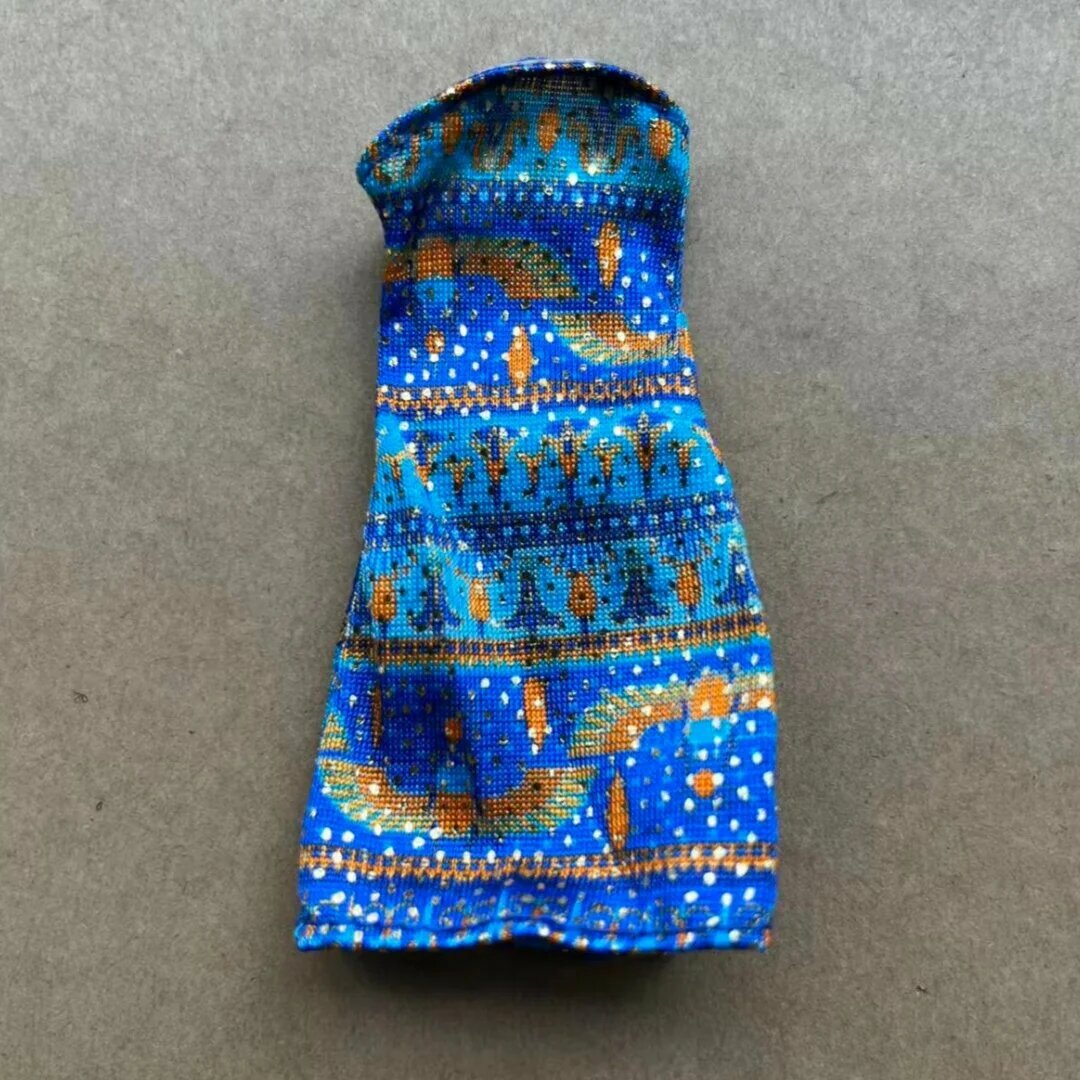 Кукла 1/6, платье синее, NO.4
