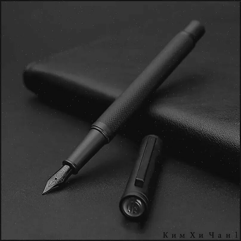 Ручка Перьевая, цвет: Черный, 1 шт.