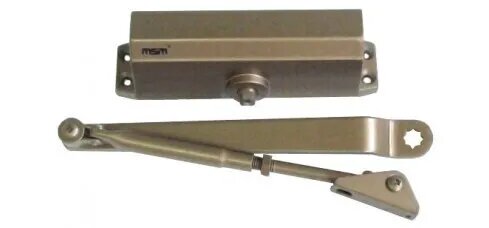 Дверной гидравлический морозостойкий доводчик MSM D100kg BR (коричневый)