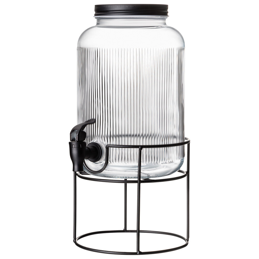 Диспенсер для напитков lines 3,9 л на металлической подставке KSG-172-191