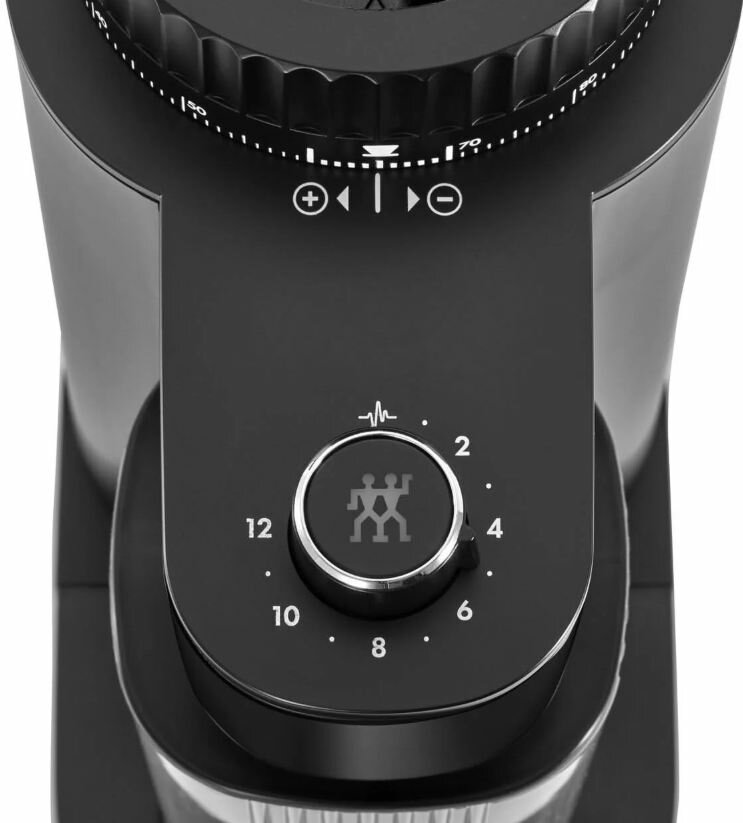 Кофемолка Zwilling Enfinigy Black, пластик, черный, импульсный режим