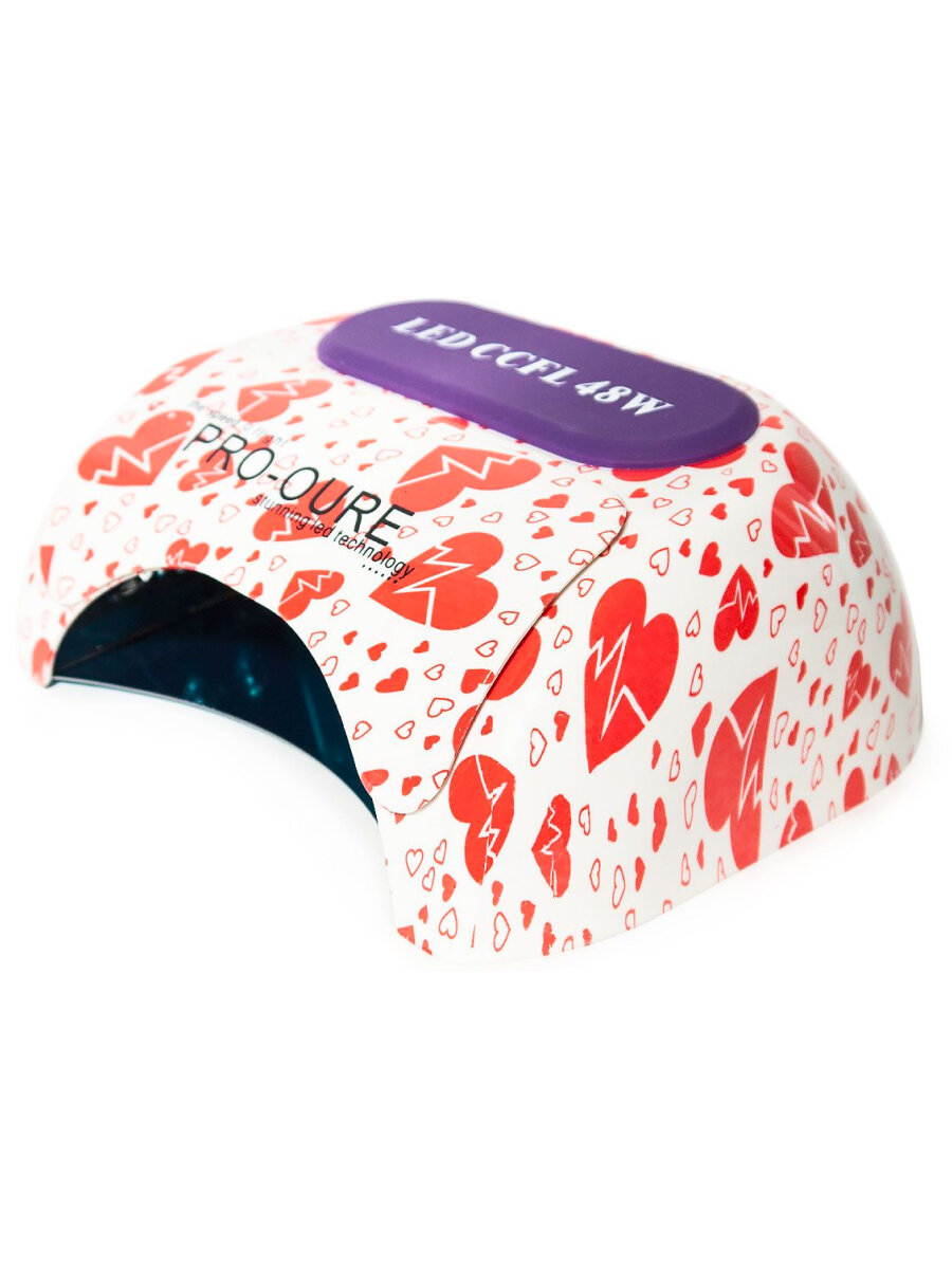 Nail Art Лампа LED+CCFL 48 Вт, сердечки