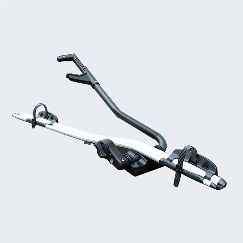 Велобагажник на автомобиль для перевозки велосипедов, стальной, черно-серый, грузоподъемность 50 кг