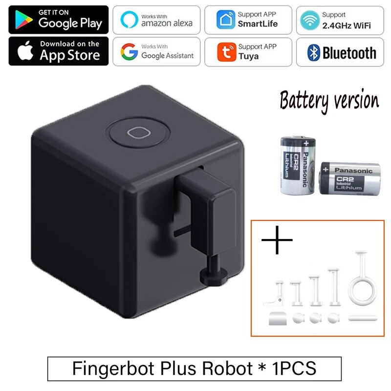 Finger Robot Plus Bluetooth, черный, на батарейках
