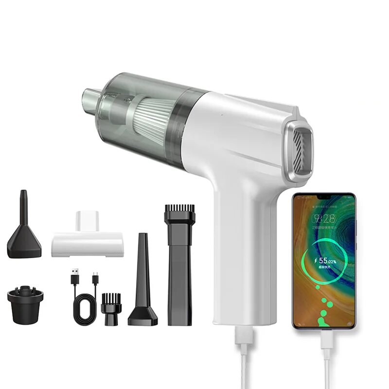 Вертикальный/ручной пылесос Xiaomi, 25 Вт, беспроводной, влажная уборка, пылесборник