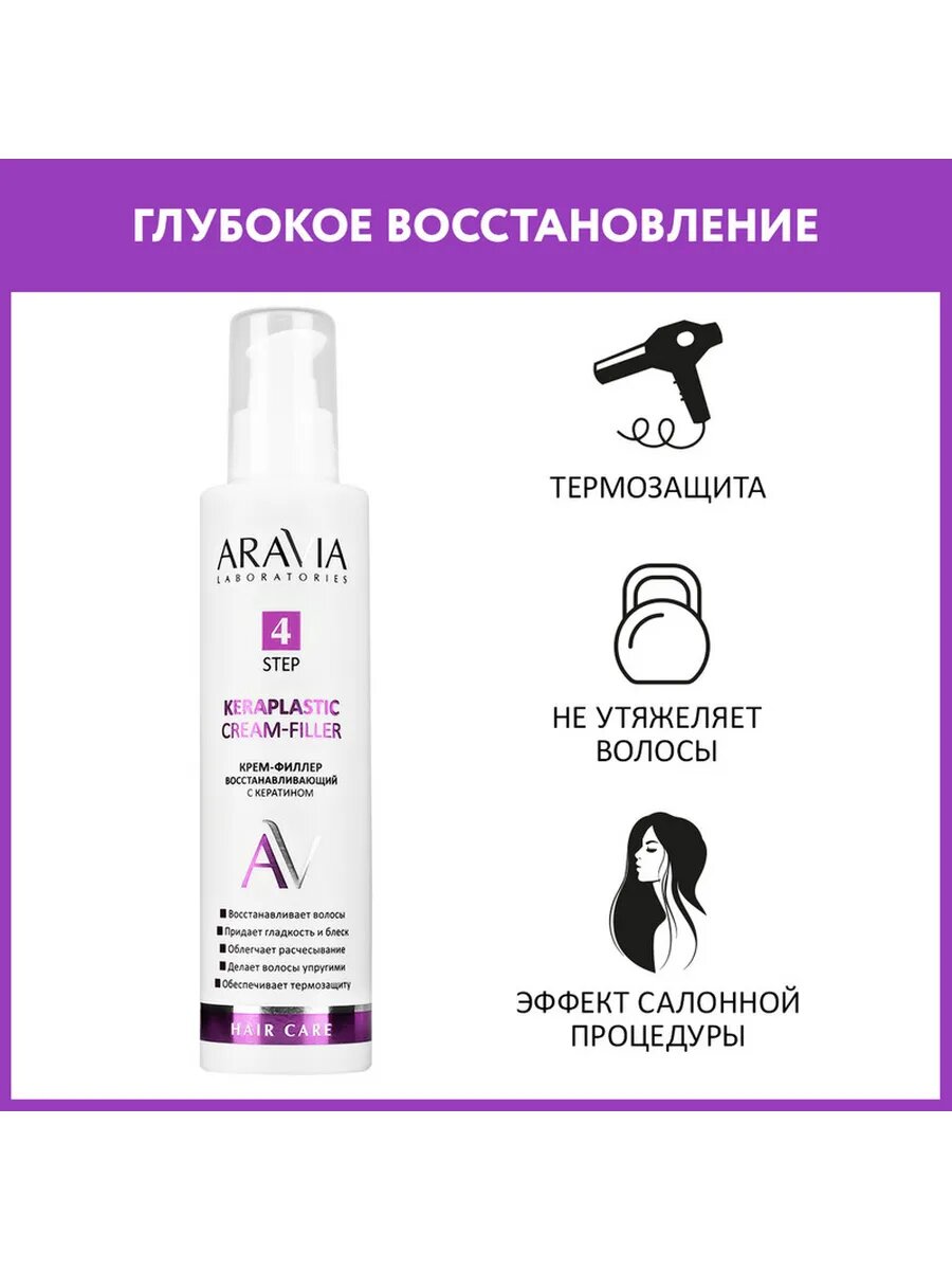 Крем-филлер восстанавливающий с кератином Keraplastic Cream-