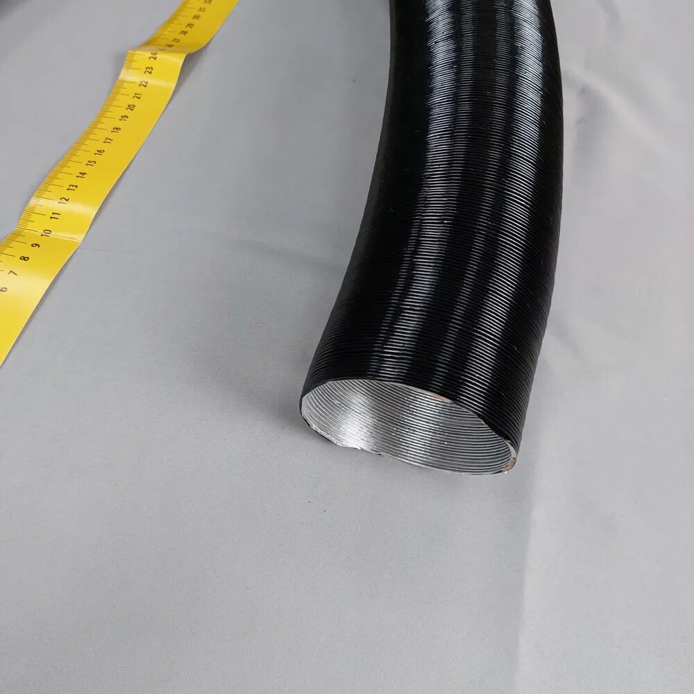 Гофра для автономного отопителя 75 мм x 100 см для подачи горячего воздуха гофра75_100