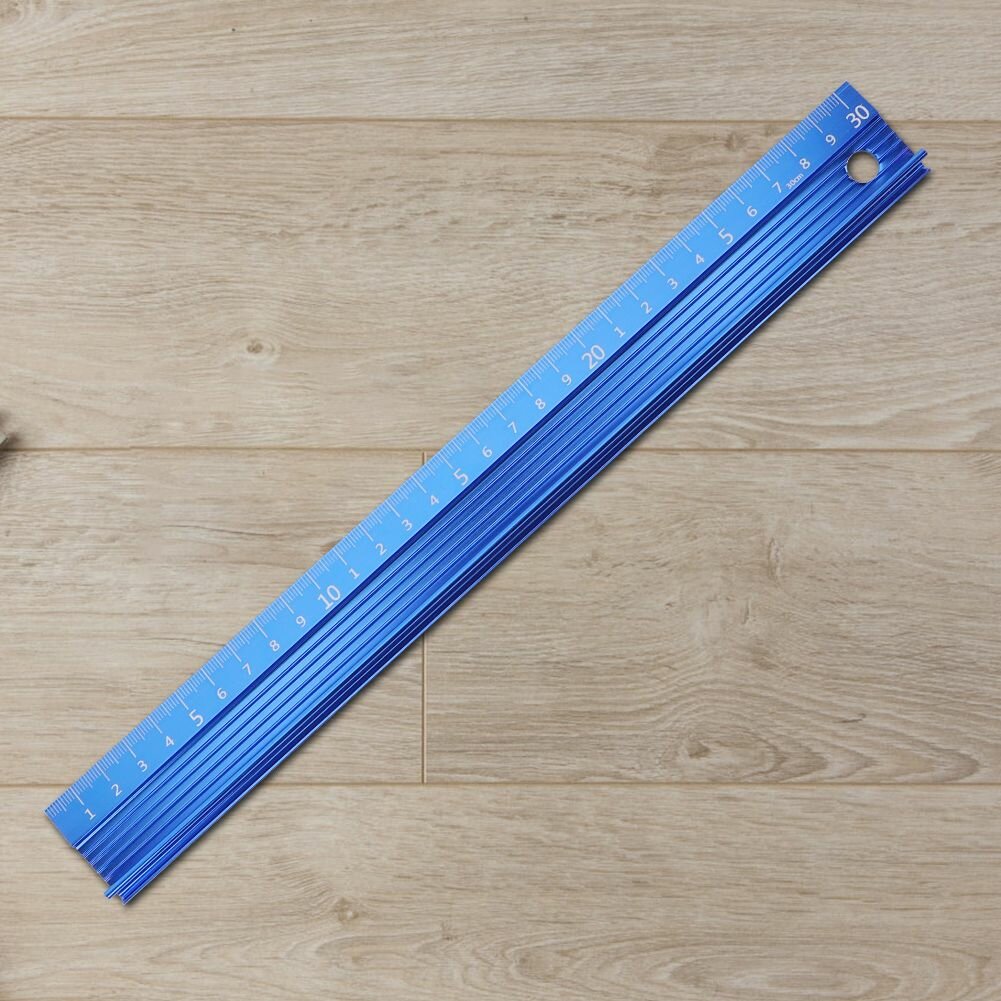 20 см 30 см 45 см 60 см линейка для резки нескользящий алюминиевый сплав для измерения длины