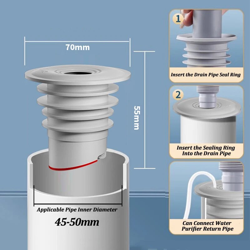 Силиконовая пробка для слива раковины и ванной Suitable for 40-45mm