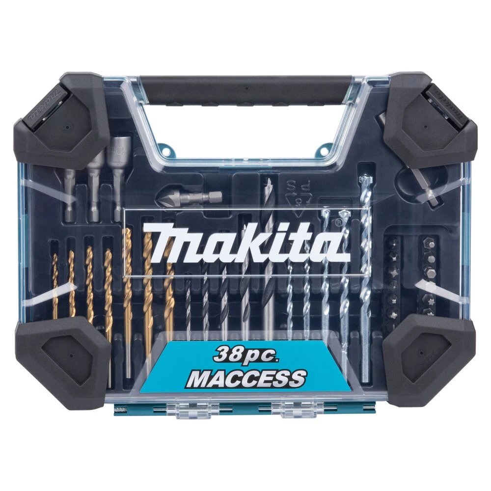 Набор насадок и сверл 38 шт в кейсе MACCESS Makita E-22573