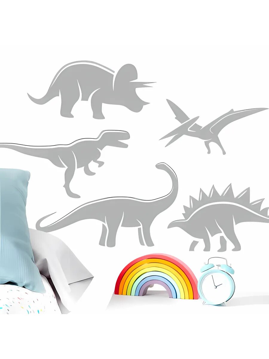 Наклейка динозавры Развитие навыков allstick арт. W_43-627