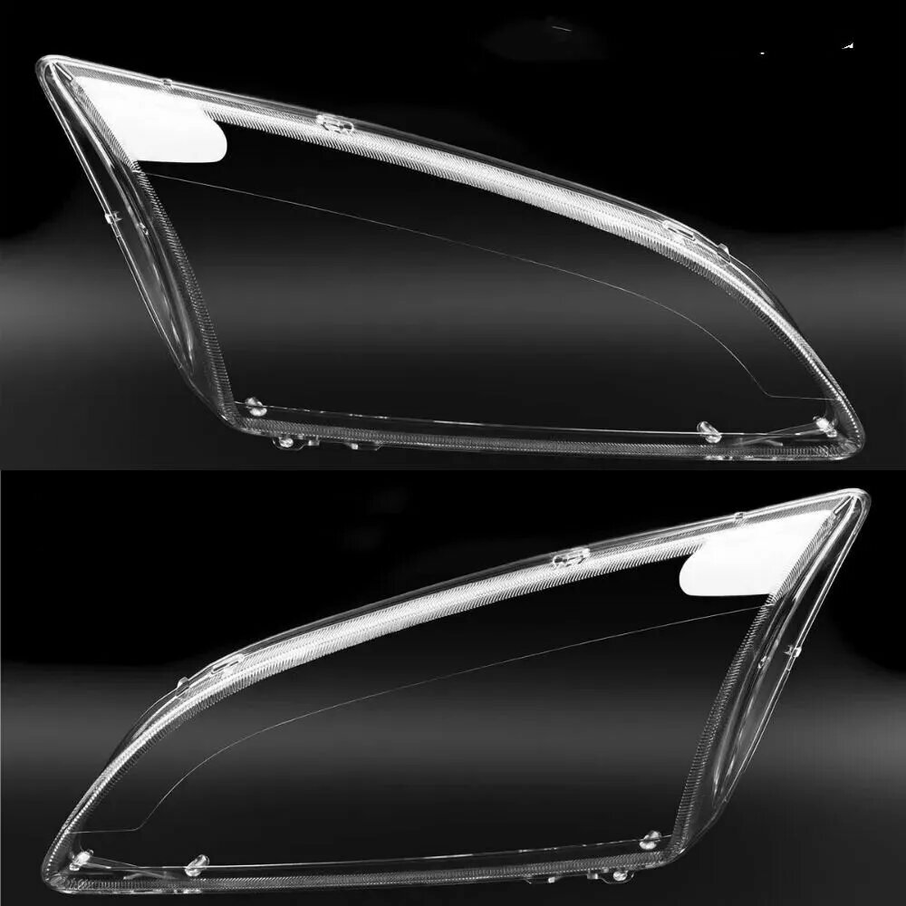 Стекло фары для Ford Focus 2 Дорестайлинг, арт. 11597, комплект 2 шт, прозрачное