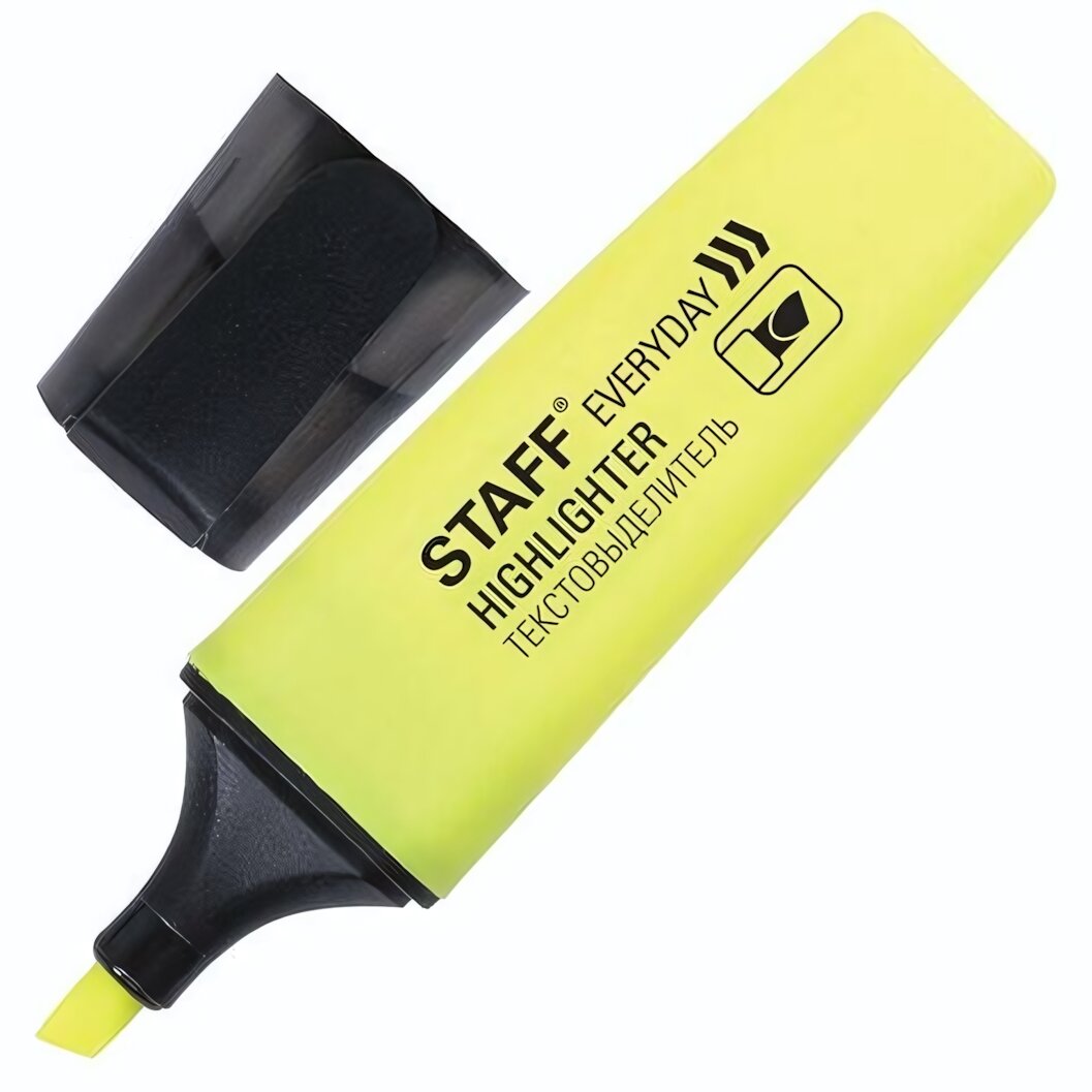 Текстовыделитель "Everyday HL-638" желтый, 1-5мм, светоустойчивые чернила