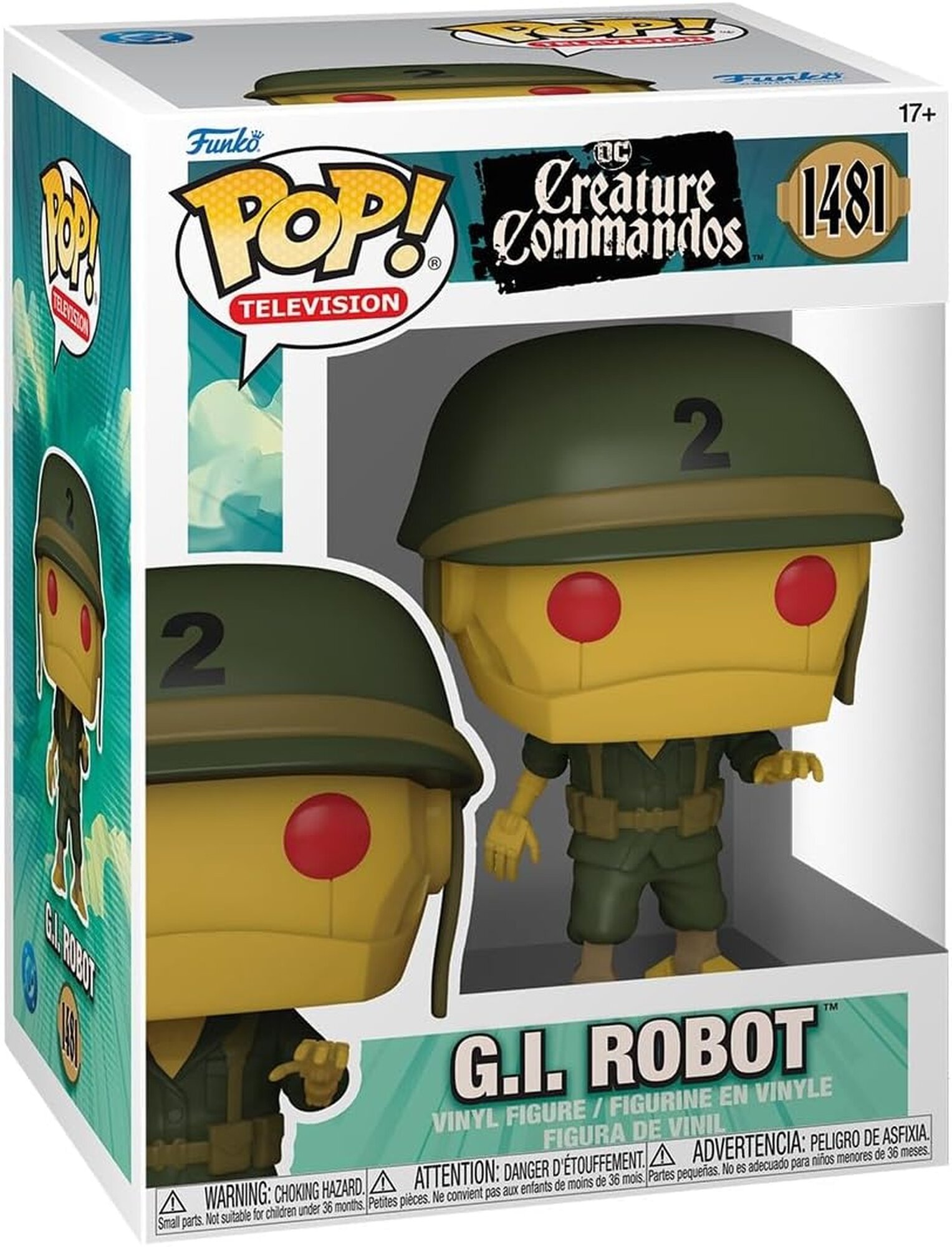 Фигурки Funko Pop TELEVISION - Коллекционная фигурка Creature Commandos G.I Robot - Фанко 1481
