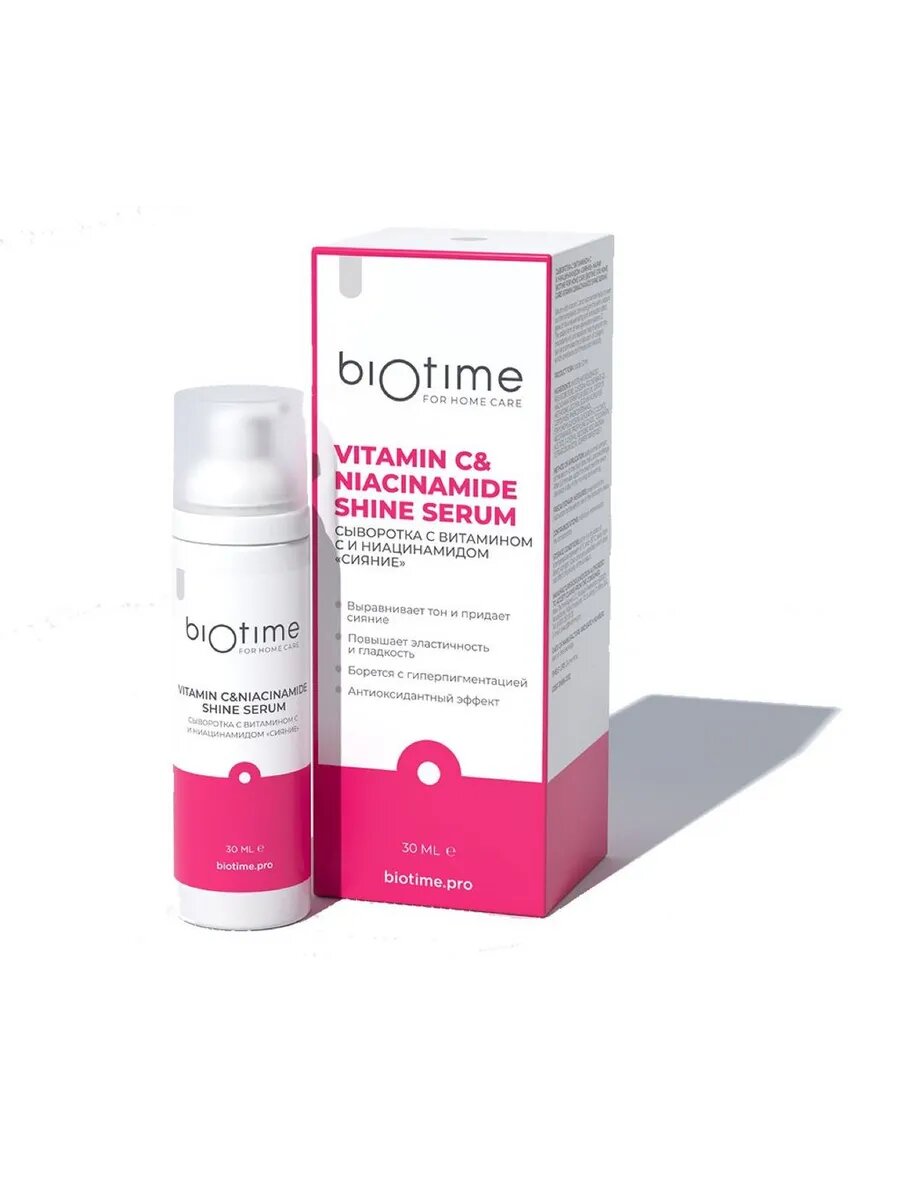 Biotime Сияние Сыворотка с витамином С и ниацинамидом, 30 мл
