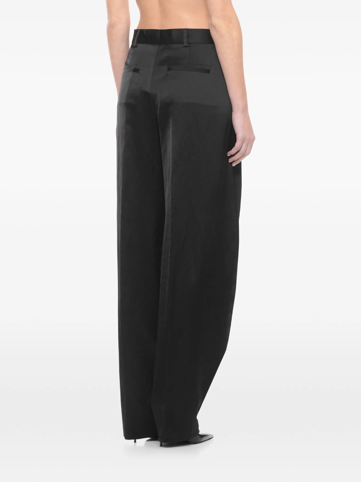 Брюки THE ANDAMANE Pleated trousers, размер 40, black/black — фото 1