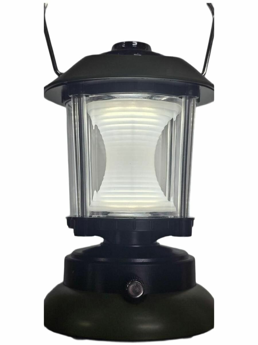Фонарь Camping Lantern 6602, USB-зарядка, 4 режима, холодный и теплый свет, пластик, цвет Зеленый — фото 1