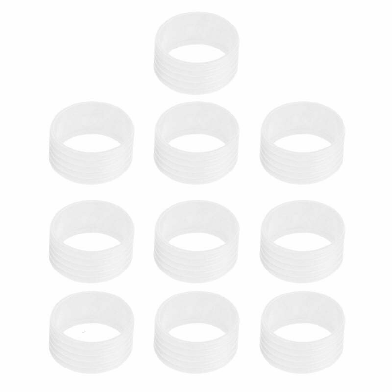 Кольца для фиксации ручки теннисной ракетки, Белый