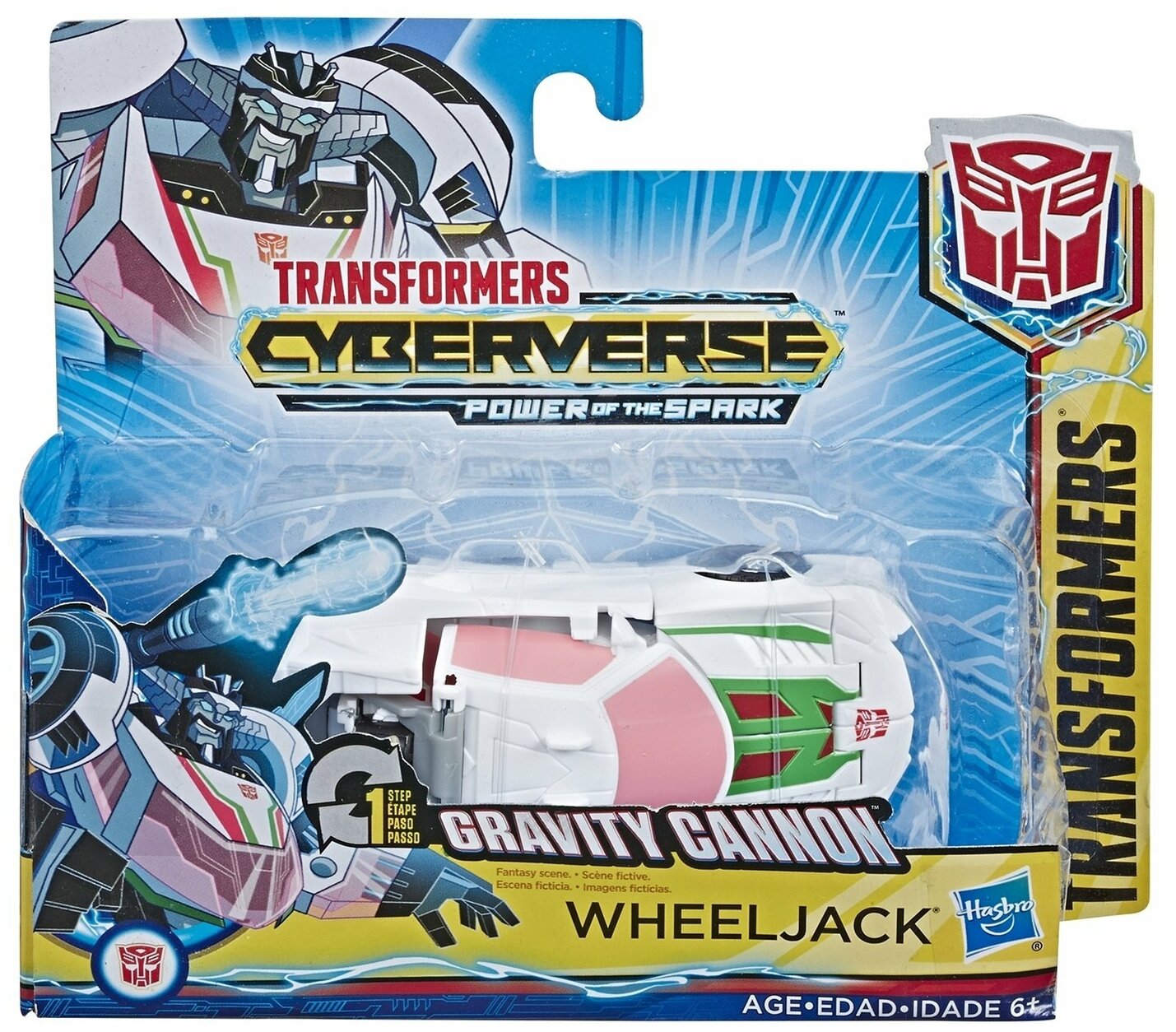Hasbro Игрушка Bumblebee Cyberverse Adventures Gravity Cannon Wheeljack Трансформер Кибервселенная Ванстеп Вилджек E3646EU4