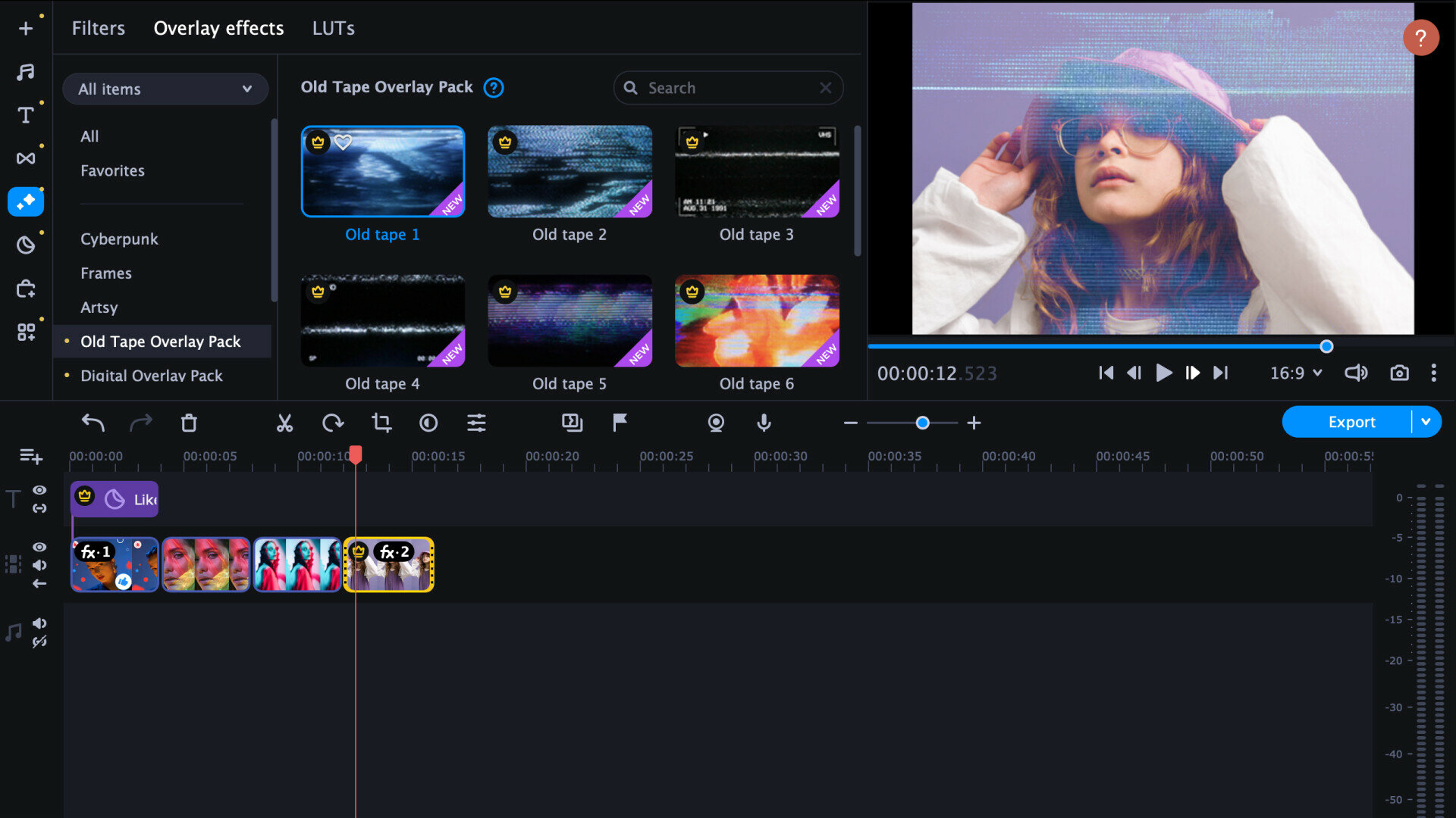 Movavi Video Suite 2023 - Old Tape Overlay Pack DLC Steam Ключ