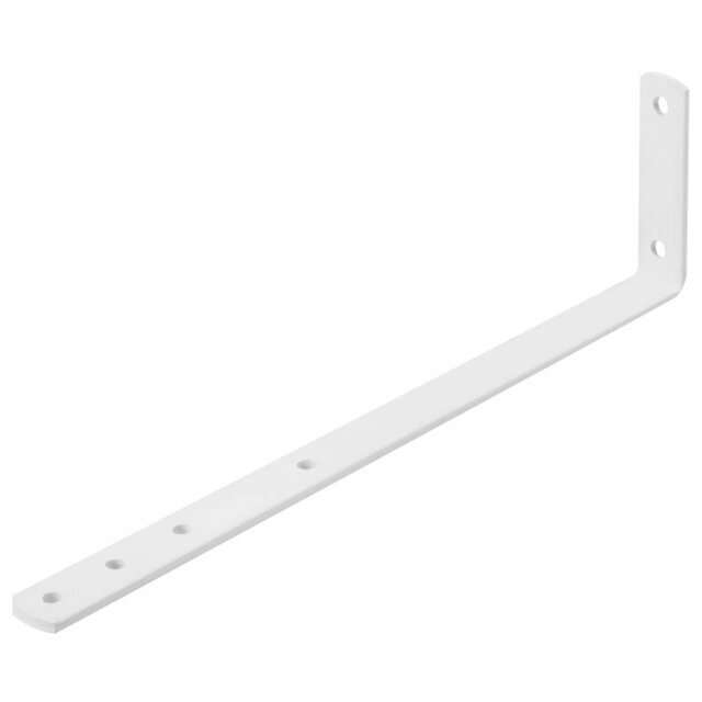 Уголок бытовой PROSMITH, 80х280х20х4 мм, сталь, белый